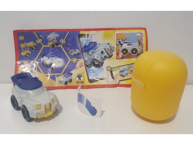Kinder surprise sivo plavi autić VU108