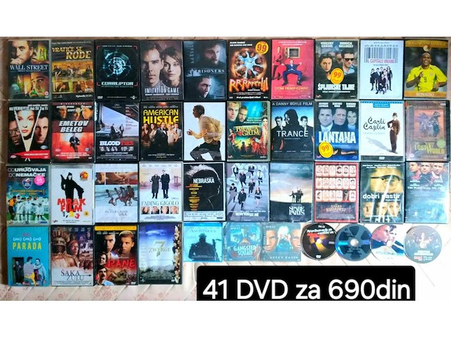 DVD filmovi 41 komad avantura akcija triler drama