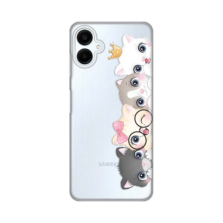 Maska Silikonska Print Skin za Samsung A065F Galaxy A06 Cats
