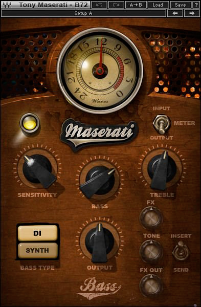 Waves Maserati B72 Bass Phattener plugin