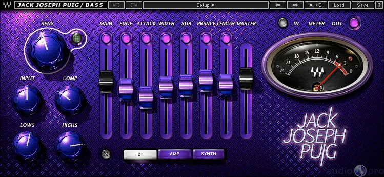 Waves JJP Bass plugin