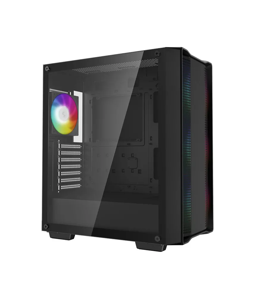 DeepCool CC560 ARGB V2 Kuciste E-ATX, 4xARGB-120mm, Kaljena staklena strana,USB-3.0