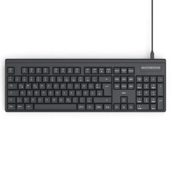 Hama tastatura "CK-100" USB A na USB-C adapt.USB-C to USB-