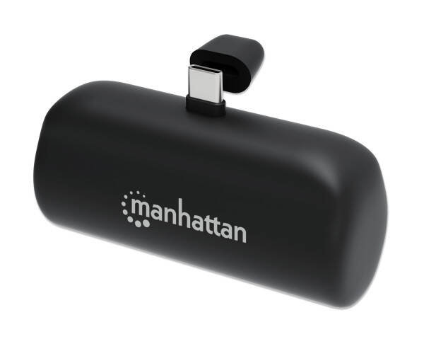 POWERBANK MANHATTAN 1026336 5000MAH 10W/BLACK/USB-C