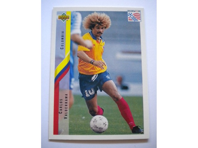 Carlos Valderrama `World Cup 1994 Upper Deck`