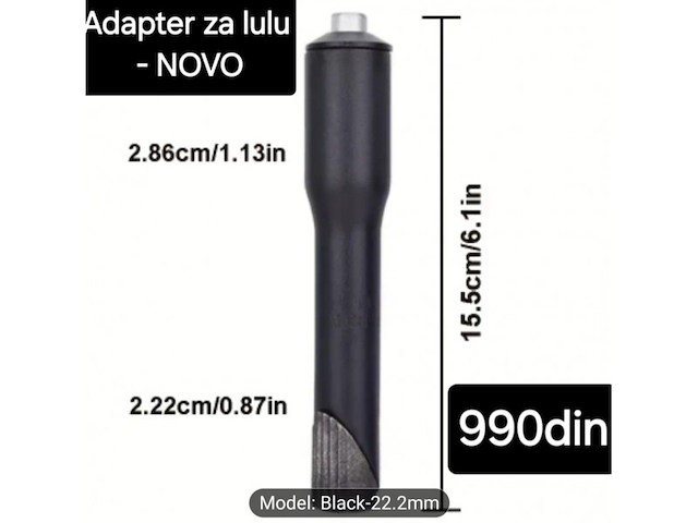 Adapter za lulu bicikl bmx 2.22 - 2.86 - NOVO