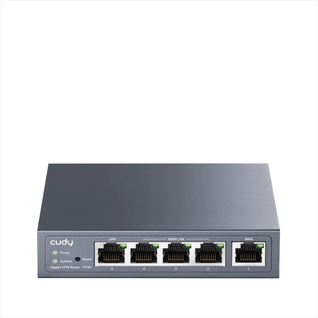 CUDI Net ruter r700 multi-van vpn (gigabit) 1kvan, 3k van/lan, 1klan