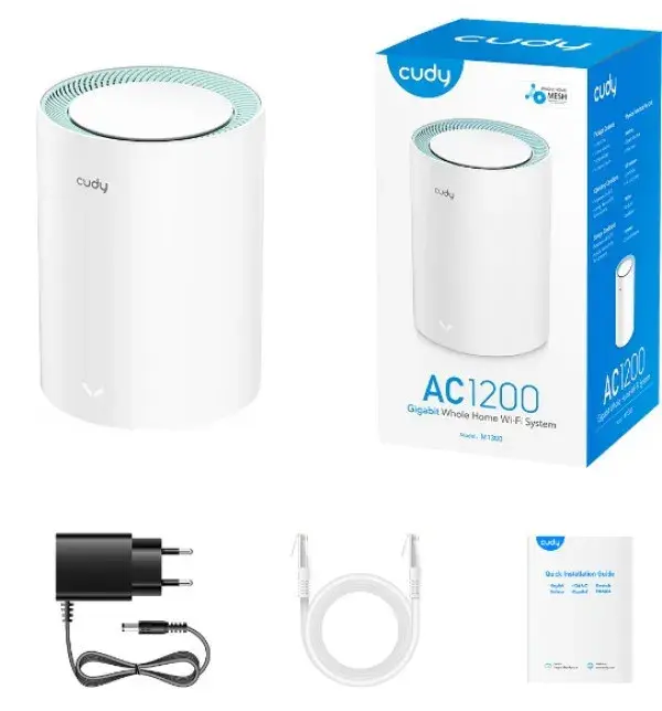 Cudy WR300 Wi-Fi Set Ruter + M1300 AC1200, Beli