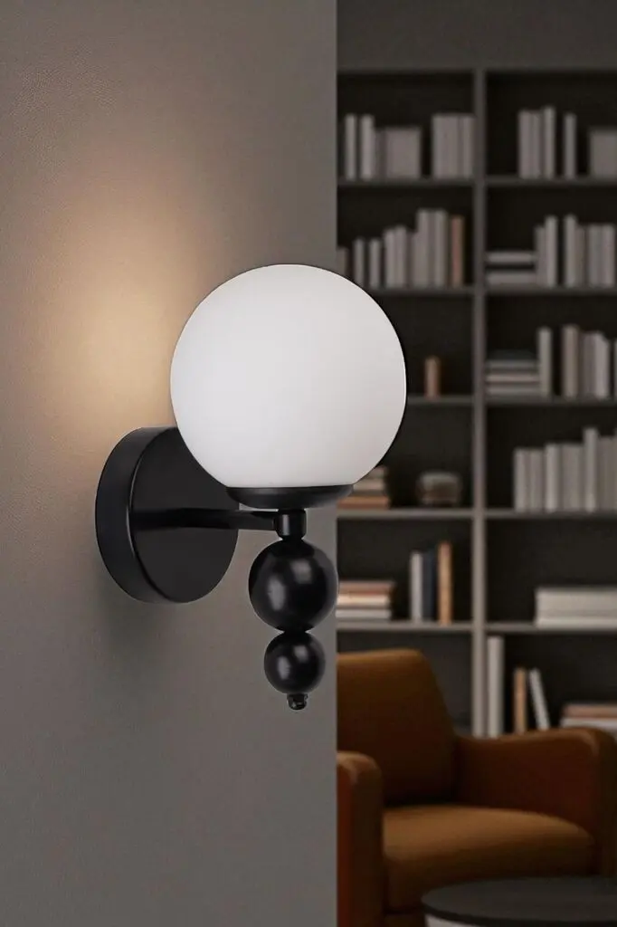 Opviq Zidna lampa 9052-1A, Crna