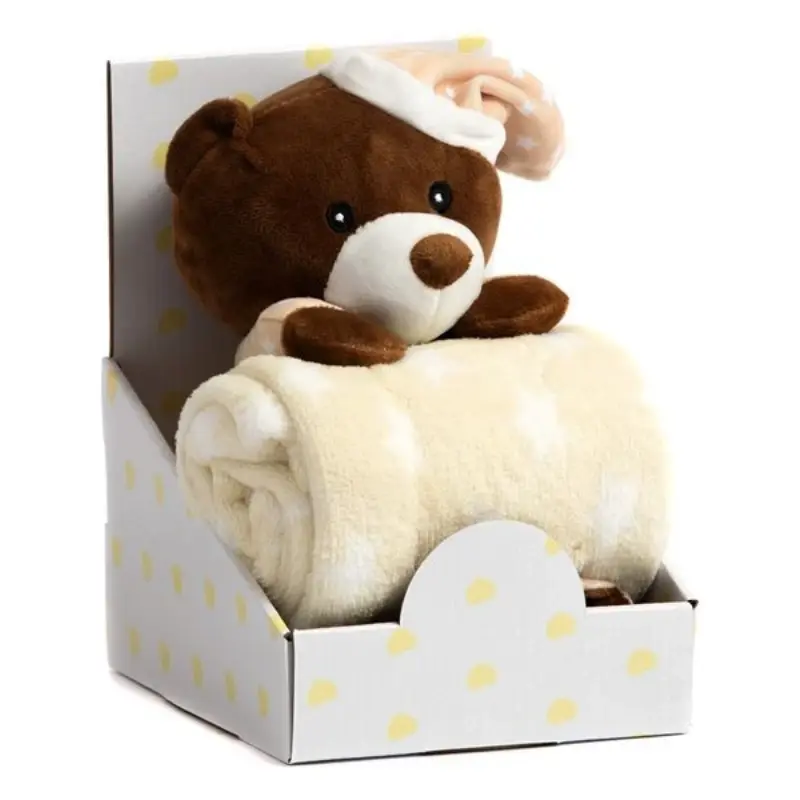 BBO Set igračka + Ćebence Sleeping Bear Beige, (B200003)