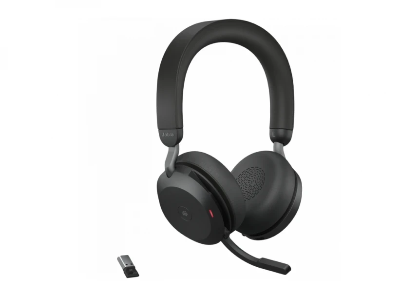 JABRA Slušalice Evolve 2 75, Link380a MS Stereo, Crne
