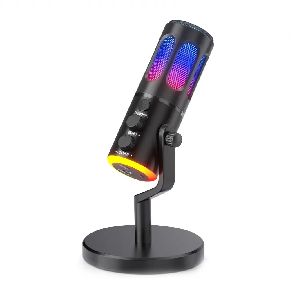 Mikrofon SU8 RGB crni