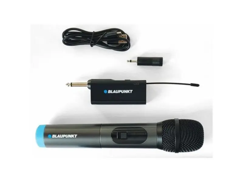 Blaupunkt Mikrofon WM40U, 10m dometa, Crni