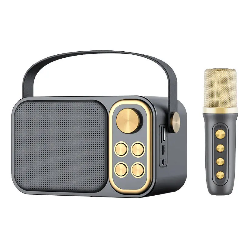 Bluetooth zvucnik Karaoke set sa mikrofonom YS-103 crni