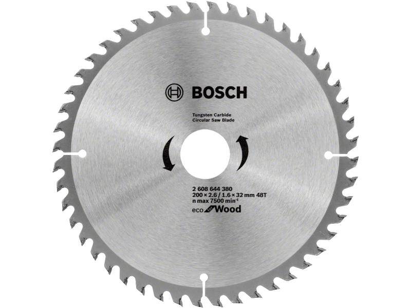 BOSCH LIST KRUŽNE TESTERE ECO FOR WOOD 200×32-48, 2608644380