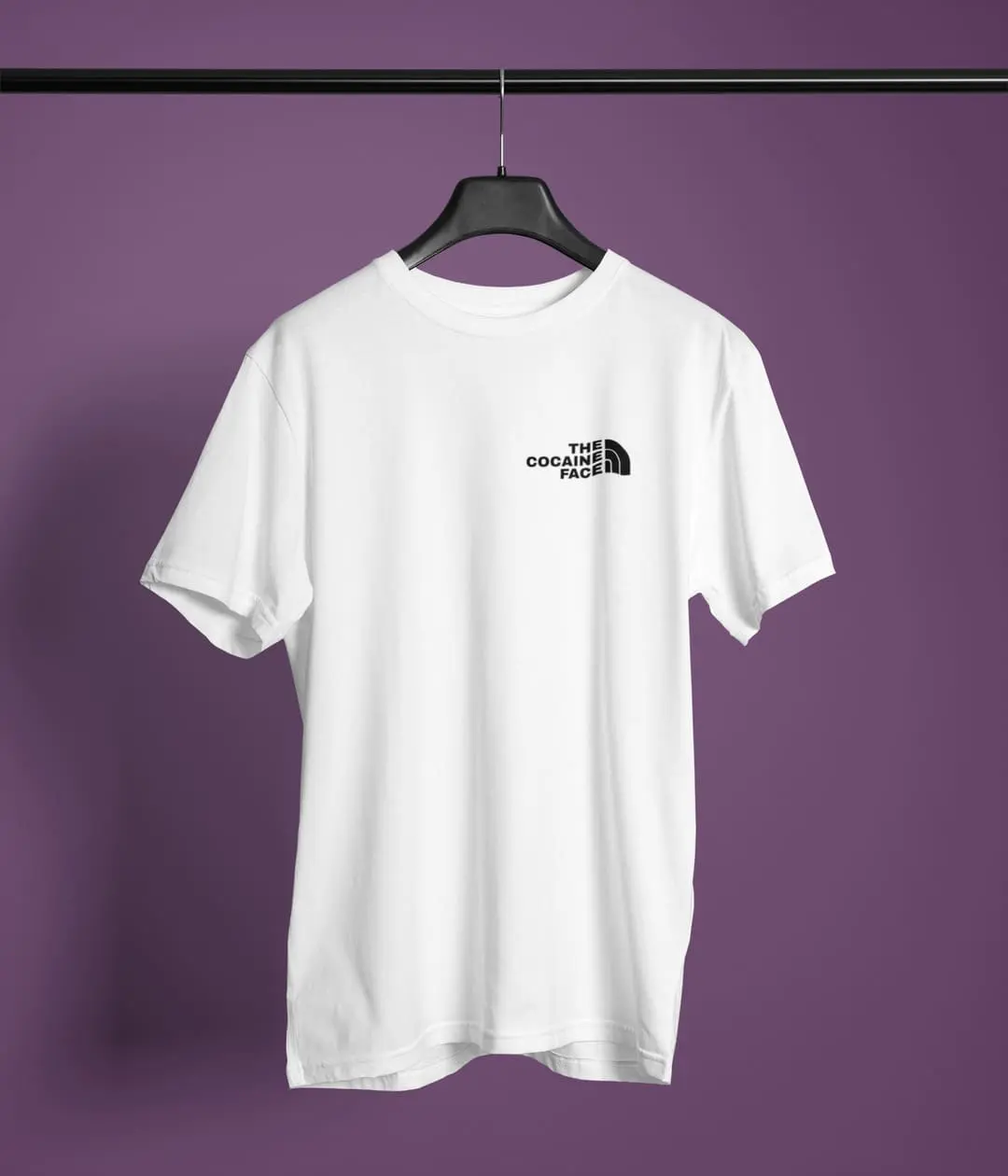 Organic unisex majica The Cocaine Face