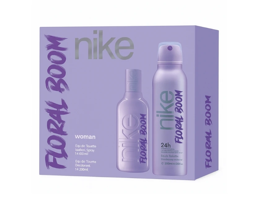 Nike Floral Boom Woman Gift Set - EdT 100ml/Deo Spray 200ml