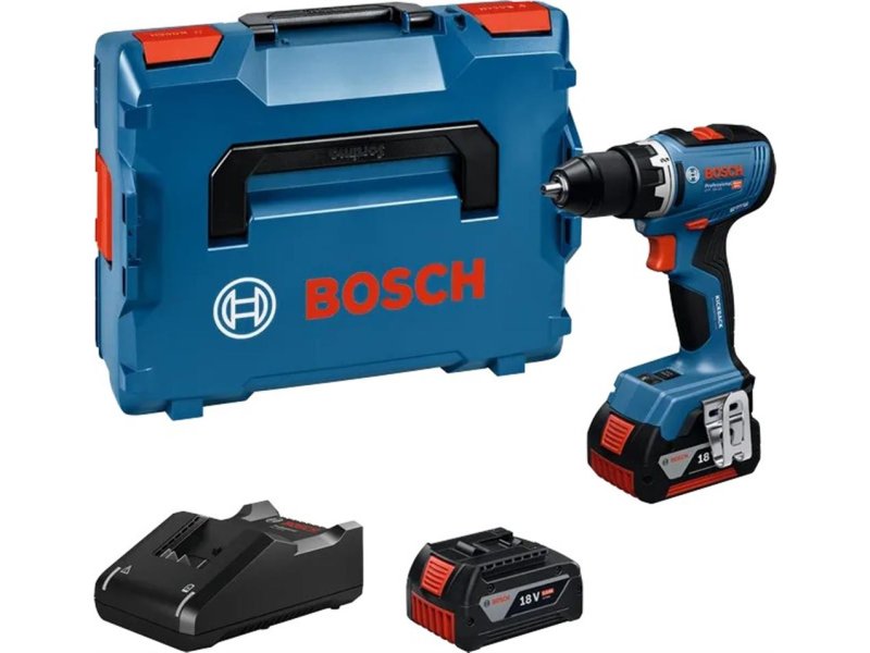 BOSCH GSR 18V-65 PROFESSIONAL AKUMULATORSKA BUŠILICA-ODVRTAČ SA 2 X AKUMULATORA GBA 18V 5.0AH, 06019N3203