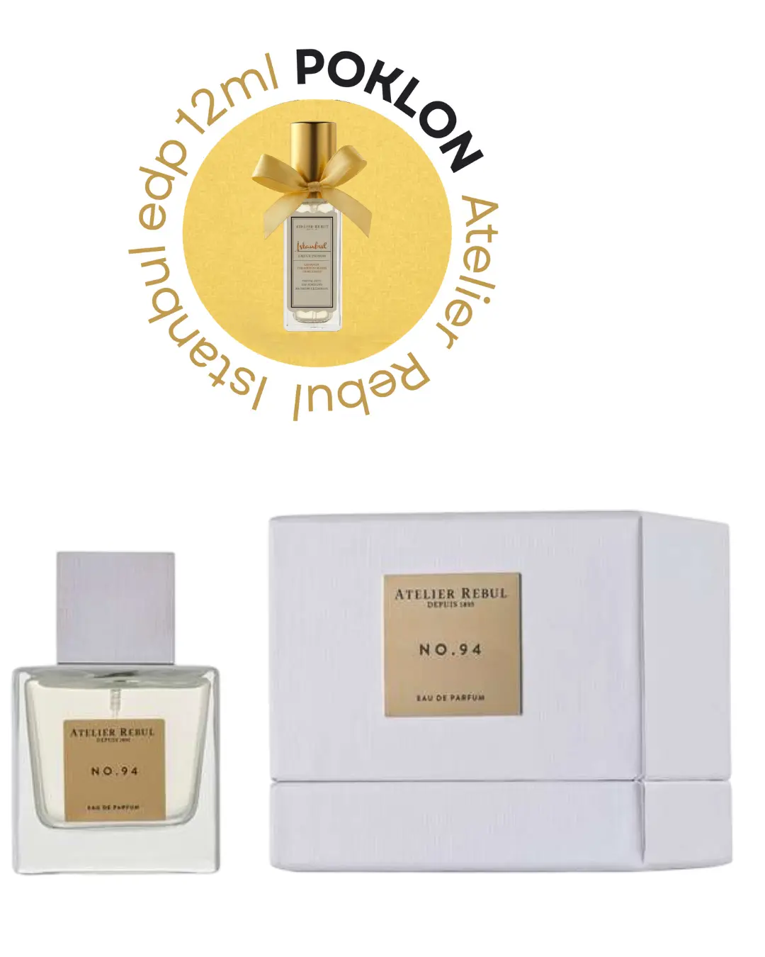 Atelier Rebul Ženski parfem No. 94 100ml + Atelier Rebul Istanbul edp 12ml