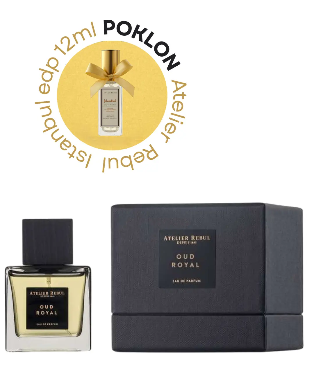 Atelier Rebul Muški parfem Oud Royal 100ml + Atelier Rebul Istanbul edp 12ml