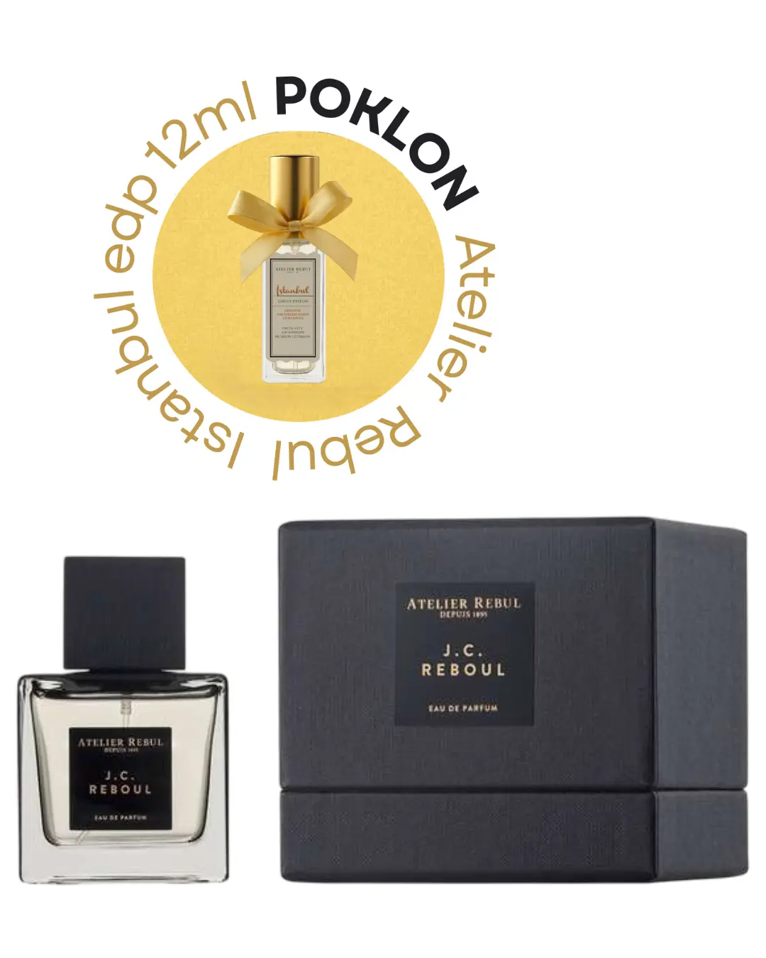 Atelier Rebul Muški parfem J. C. Reboul 100ml + Atelier Rebul Istanbul edp 12ml