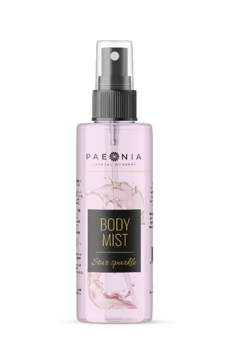Paeonia Body Mist Star Sparcle, Sa šljokicama, 200 ml