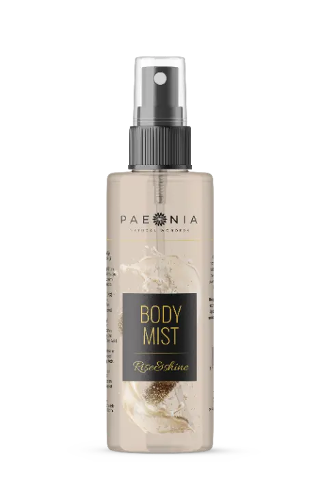 Paeonia Body Mist Rise & Shine, Sa šljokicama, 200 ml