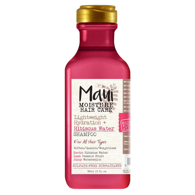 MAUI lagani hidratantni šampon za kosu sa vodom od hibiskusa 385 ml