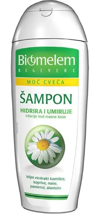 Biomelem Moć cveća Šampon za kosu koji hidrira i umiruje, 222ml