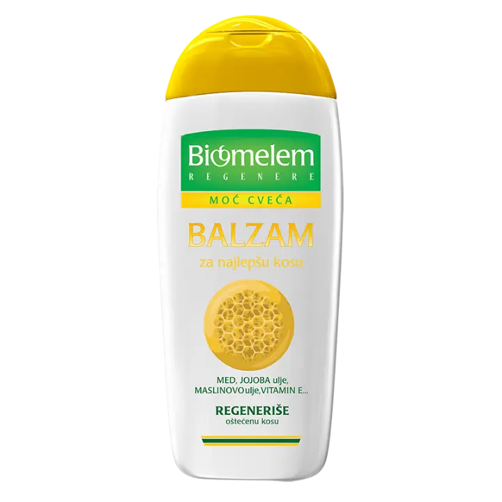 Biomelem Moć cveća Balzam za kosu sa medom, 222 ml