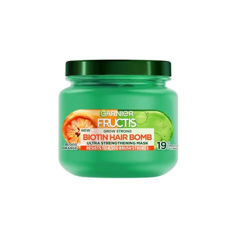 GARNIER Frucis Grow Strong Fiber maska za kosu 320 ml