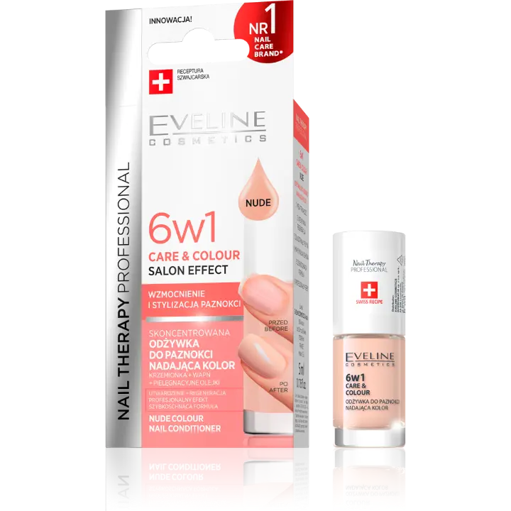 Eveline Lak za nokte Nail Therapy 6in1 Care&Colour Nude 5ml