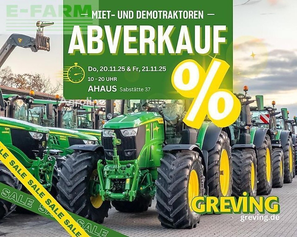 John Deere 6r175 *garantieverlängerung* traktor točkaš