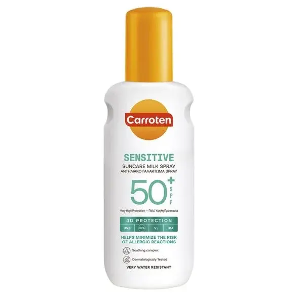 Carroten Mleko u spreju za zaštitu od sunca Sensitive, SPF50+, 200ml