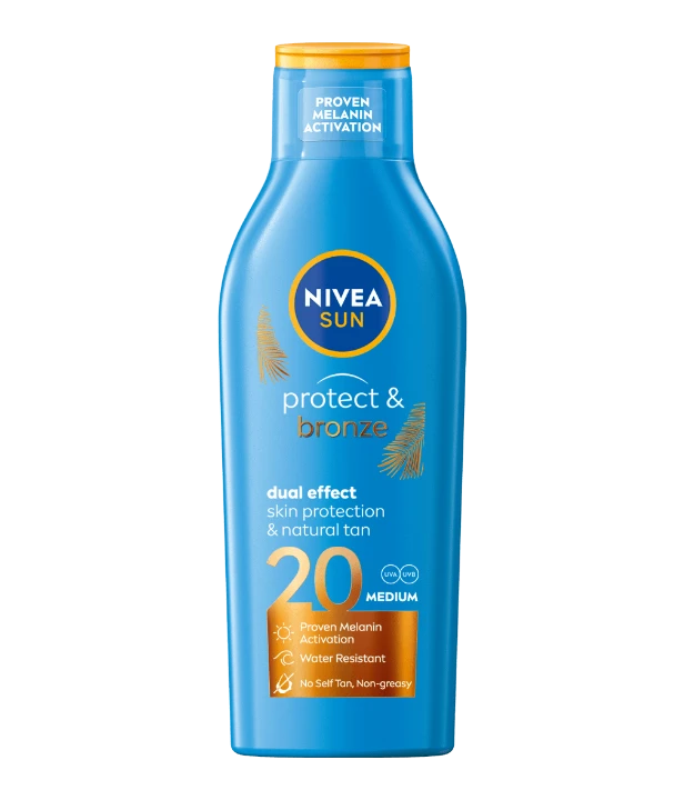 Nivea Losion za zaštitu od sunca Sun Protect & bronze, Spf20, 200ml