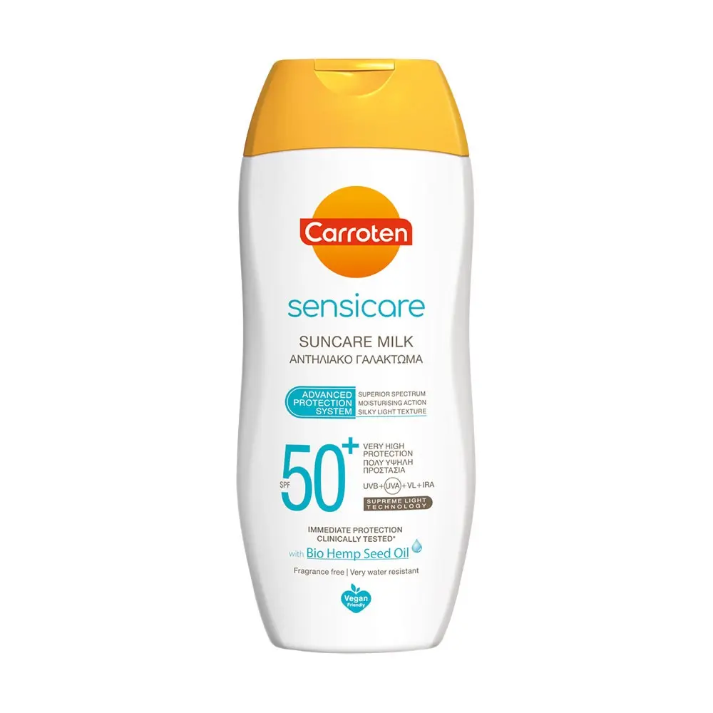 CARROTEN Mleko za zaštitu od sunca Senzitiv SPF50+ 200ml R21