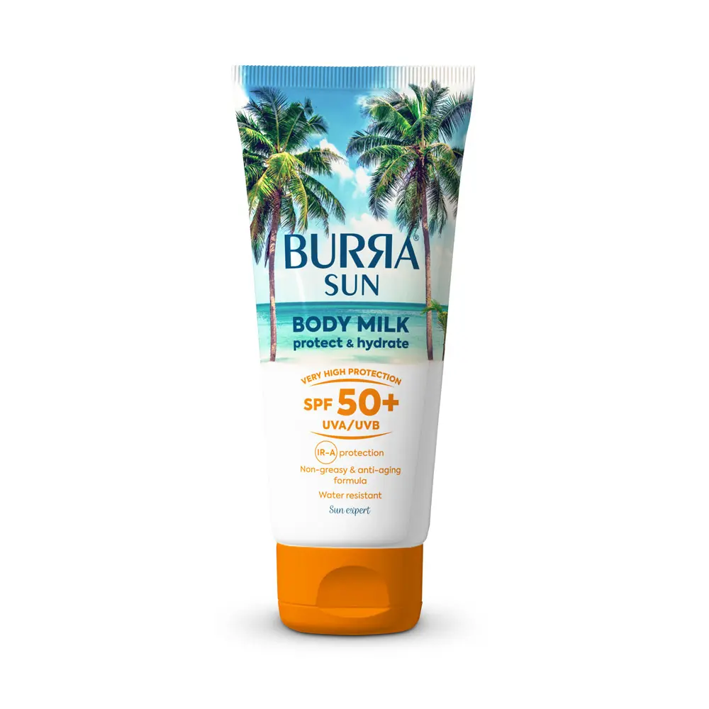 BURRA SUN Mleko za sunčanje Body milk SPF50+ 200ml