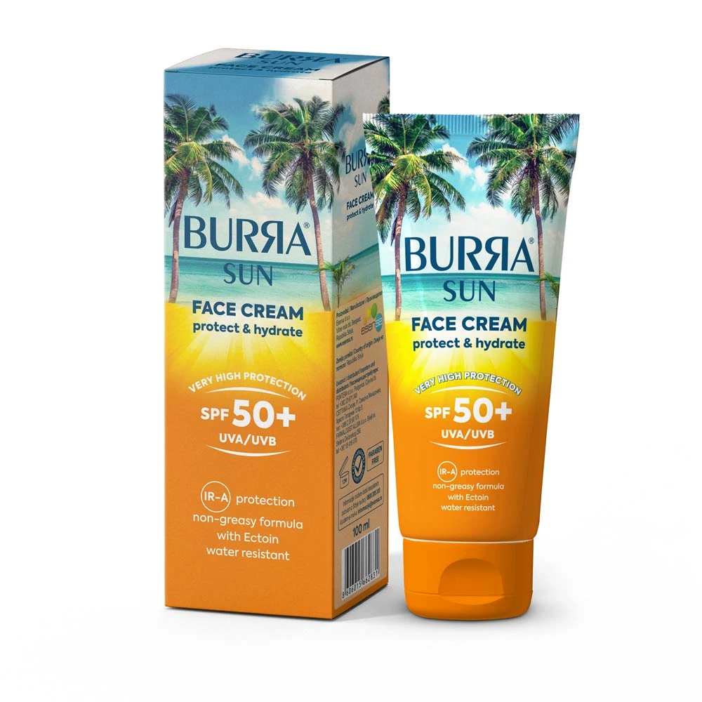 BURRA SUN Krema za zaštitu kože lica Face cream SPF50+ 100 ml