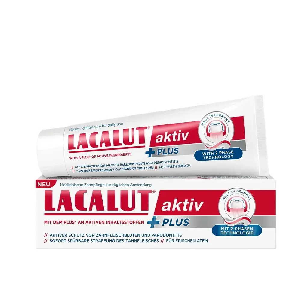 Lacalut Pasta za zube Aktiv Plus, 75ml