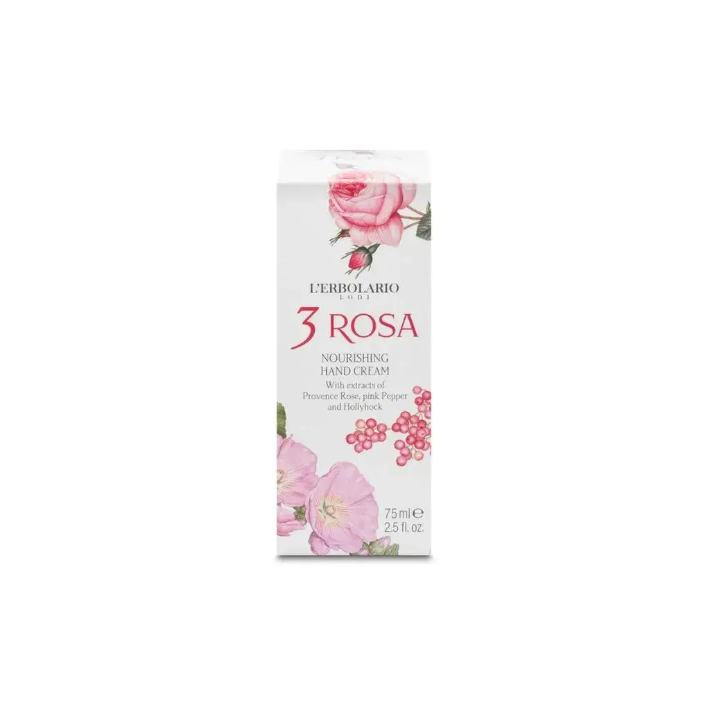 Lerbolario Krema za ruke 3 Rosa, 75 ml