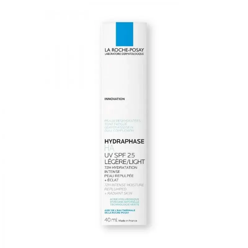 La Roche-Posay Krema za dehidriranu kožu bez sjaja Hydraphase Ha UV Light SPF25, 40 ml