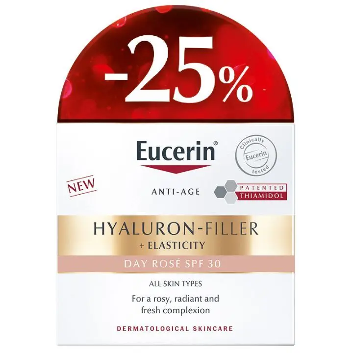 Eucerin Dnevna krema Hyaluron Filler + Elasticity SPF 30 50ml 25%