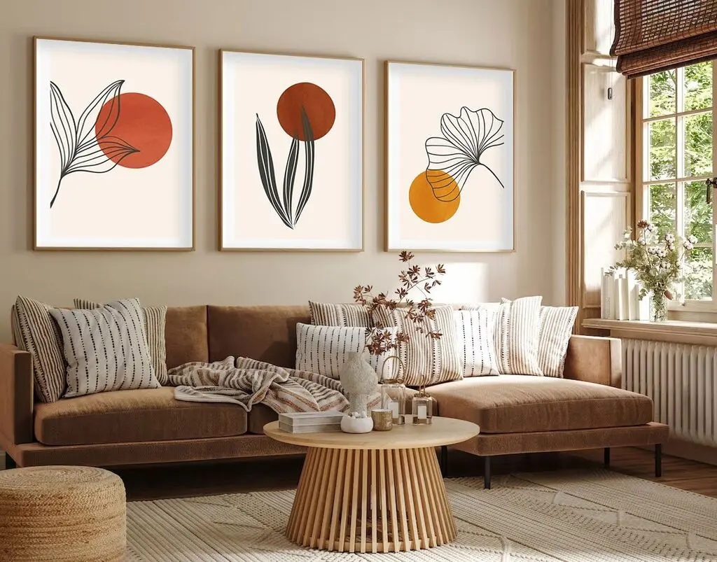 Wallity Uramljena slika Huhu215, 20x30 cm , 3 dela