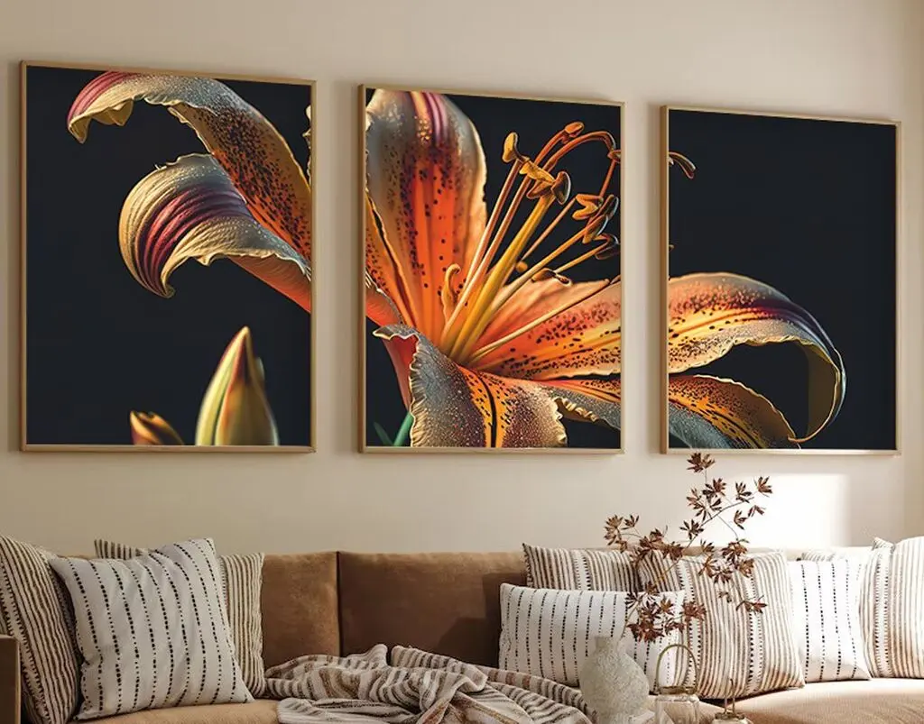 Wallity Dekorativna slika Huhu221, 35x50cm, 3 dela