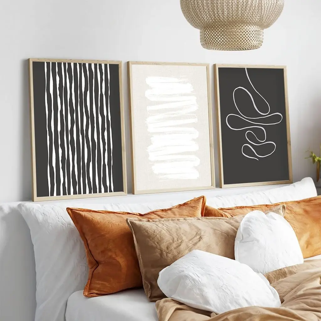 Wallity Uramljena slika Huhu235, 30x40 cm , 3 dela
