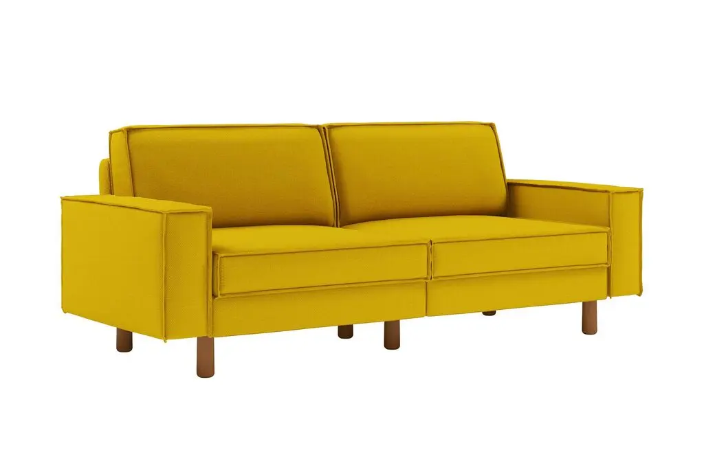 Atelier del Sofa Sparrow 3, 223x89x87cm, Žuti