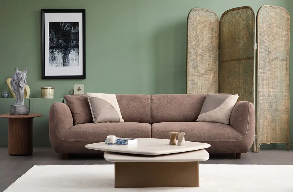 Atelier del Sofa Sofa sa 4 sedišta Pavia, 260x90x75 cm, Braon