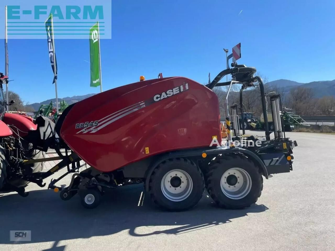 Case IH rb 545 silage pack balirka za četvrtaste bale