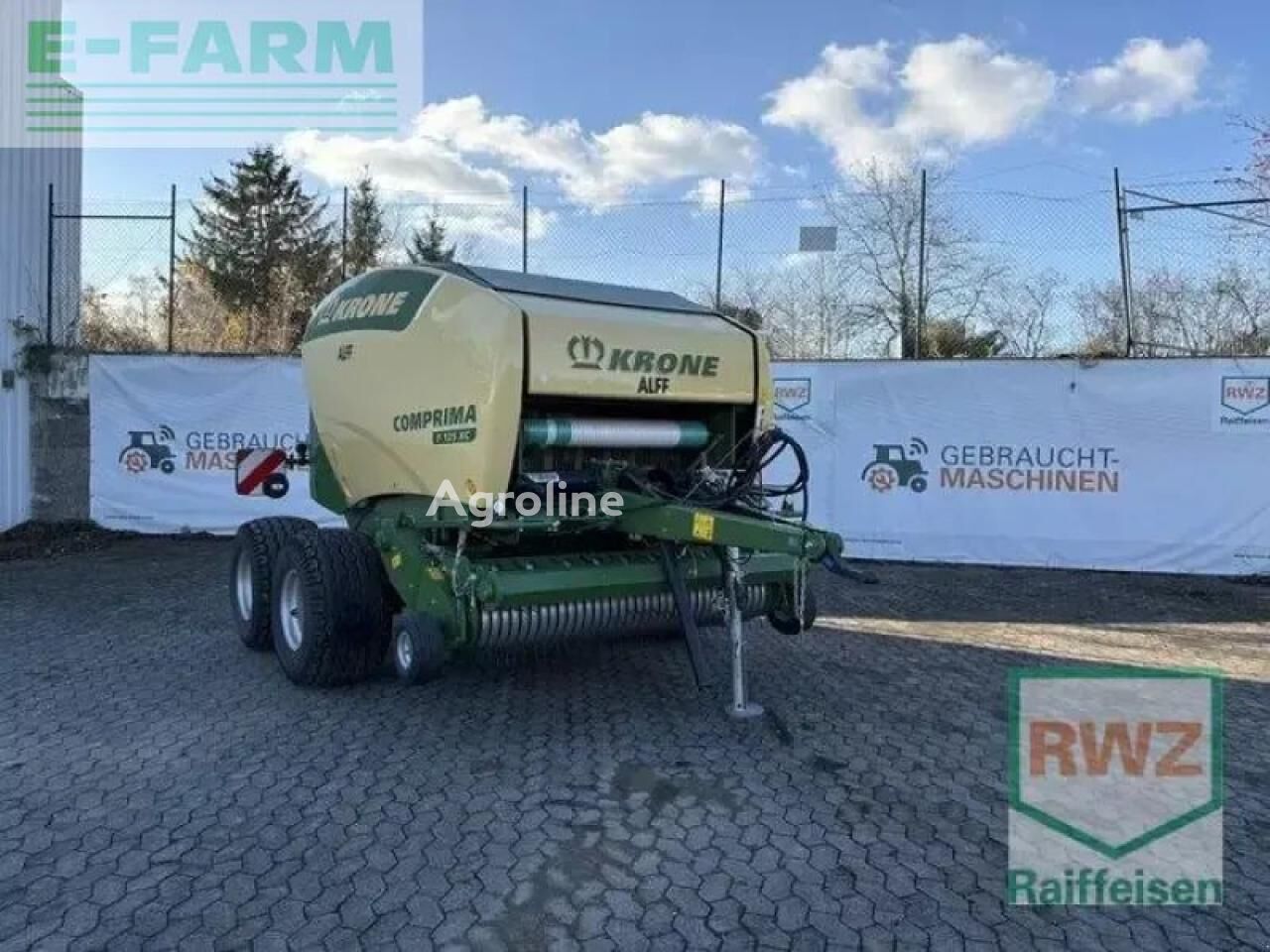 Krone comprima f125 xc balirka za četvrtaste bale