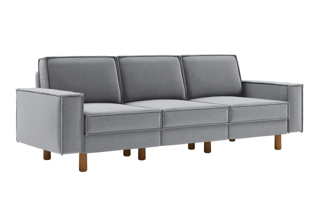 Atelier del Sofa Trosed Sparrow Extra 3, 238x89x87 cm, Sivi